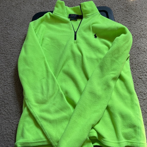 Polo Ralph Lauren | Jackets & Coats | Polo Ralph Lauren Neon Green Hi ...